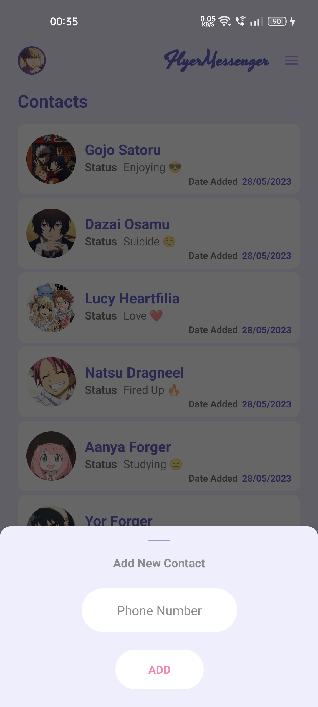 GitHub - thundra0308/Flyer-Messenger: Kotlin Chat Application for Android