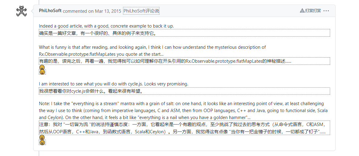 翻译带有 g-emoji 的文章时的更好方案 · Issue #1552 · hcfyapp/crx-selection-translate · GitHub