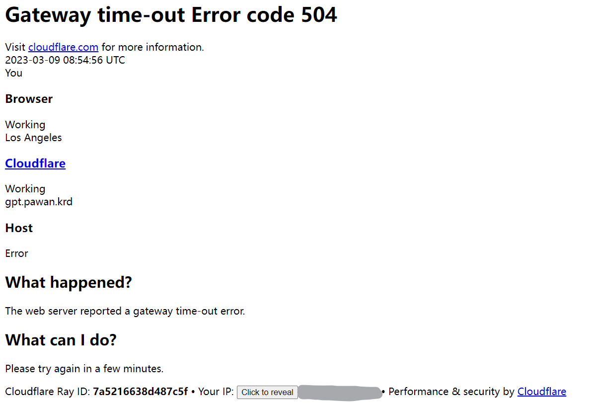 `gpt.pawan.krd` 看起来超时了 · Issue #435 · Chanzhaoyu/chatgpt-web · GitHub