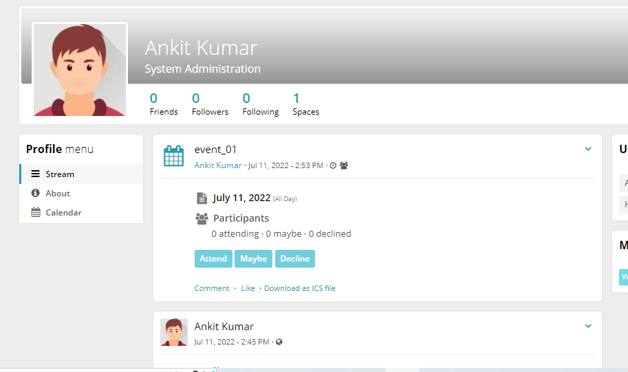Hide another section in profile related to posts · Issue #10 · smart ...