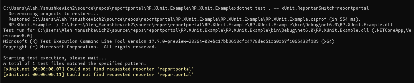 3-rd party reporter is broken in 2.5.1 release (2.5.2-pre.3) · Issue #385 · xunit/visualstudio ...
