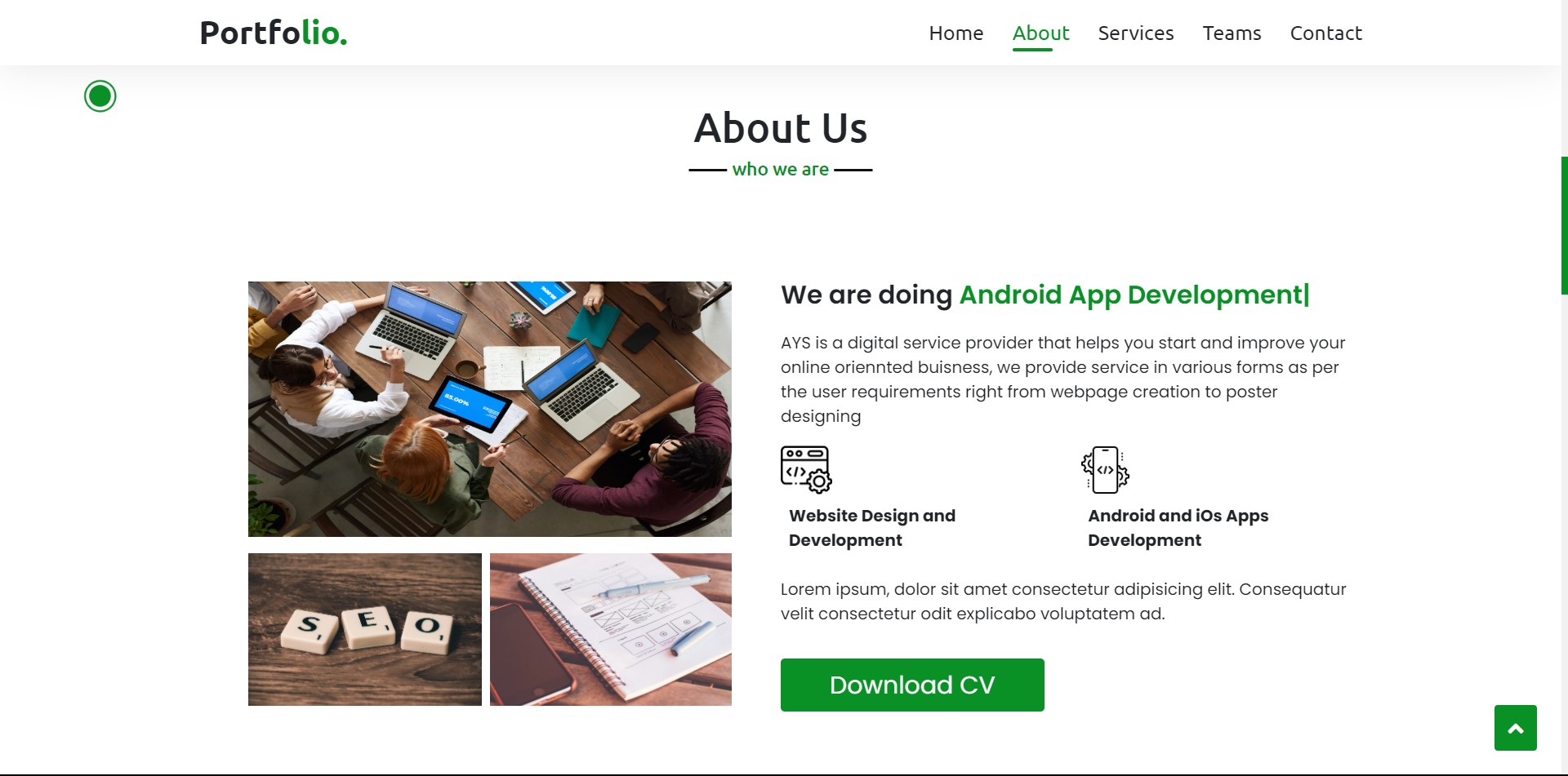 GitHub - gowdhamp/portfolio-ays: This is my Busness portfolio website ...