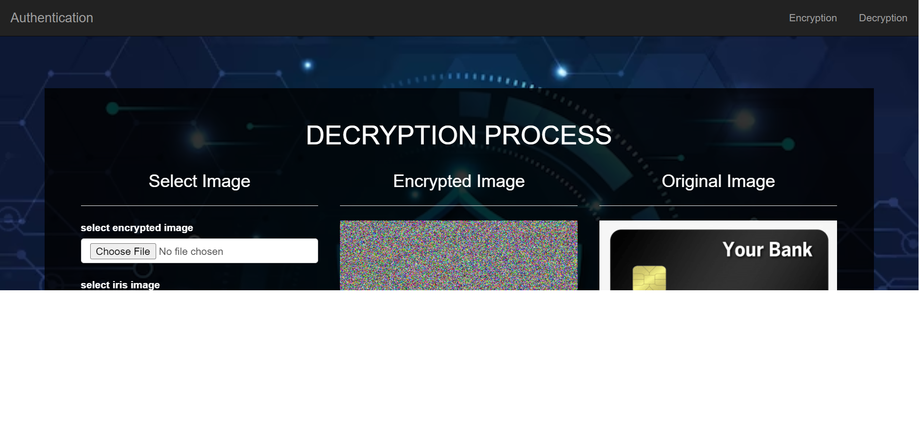 Github Kalpithasrinivasbiometric Authentication A Secure Way Of Encrypting And Decrypting