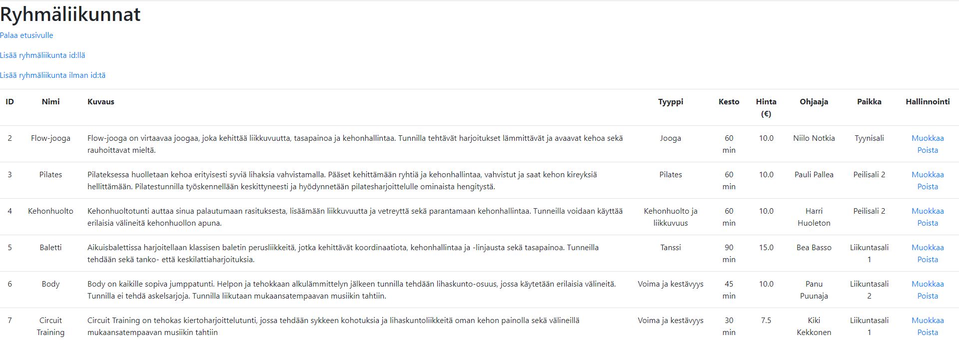 GitHub - santtuhurri/liikuntakeskus_web_projekti: This is a final project for a school course ...