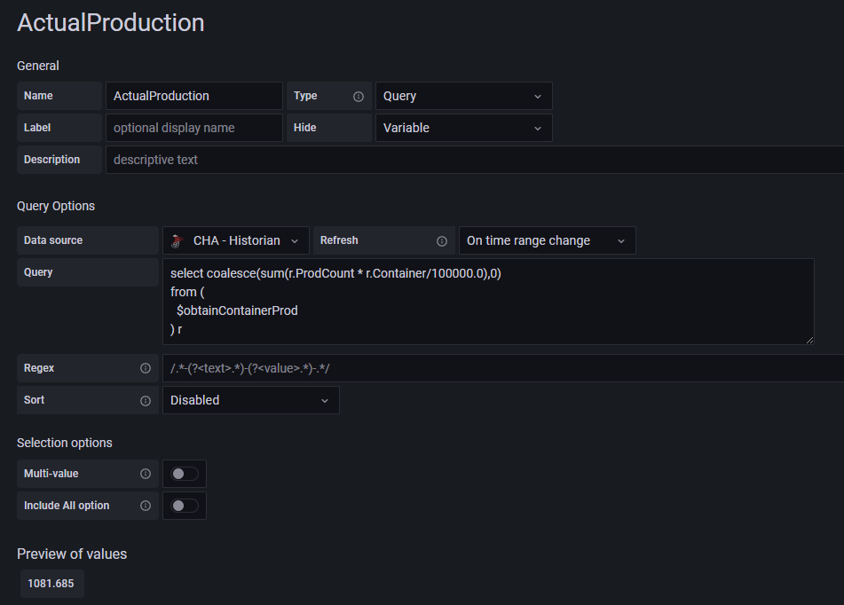 Mssql Template Variables Are Quoted Even Without Include All And Multi