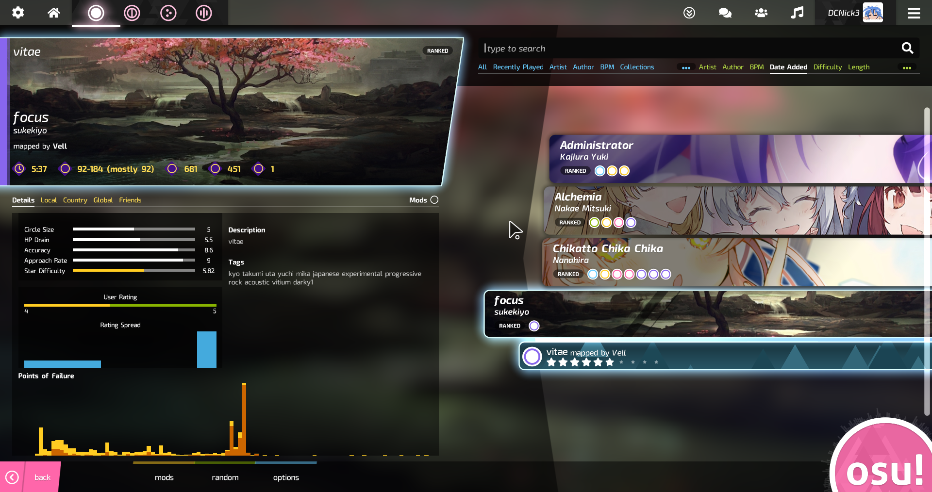 Sort by date added does not work · Issue #4867 · ppy/osu · GitHub
