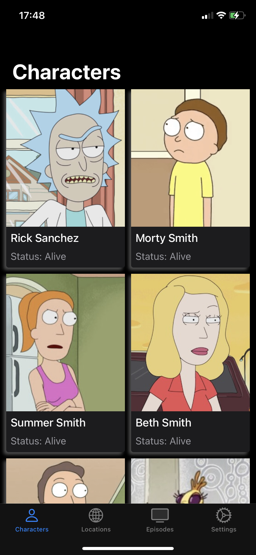 GitHub - arshatta/RickAndMortyiOSApp: A Swift App for Rick and Morty