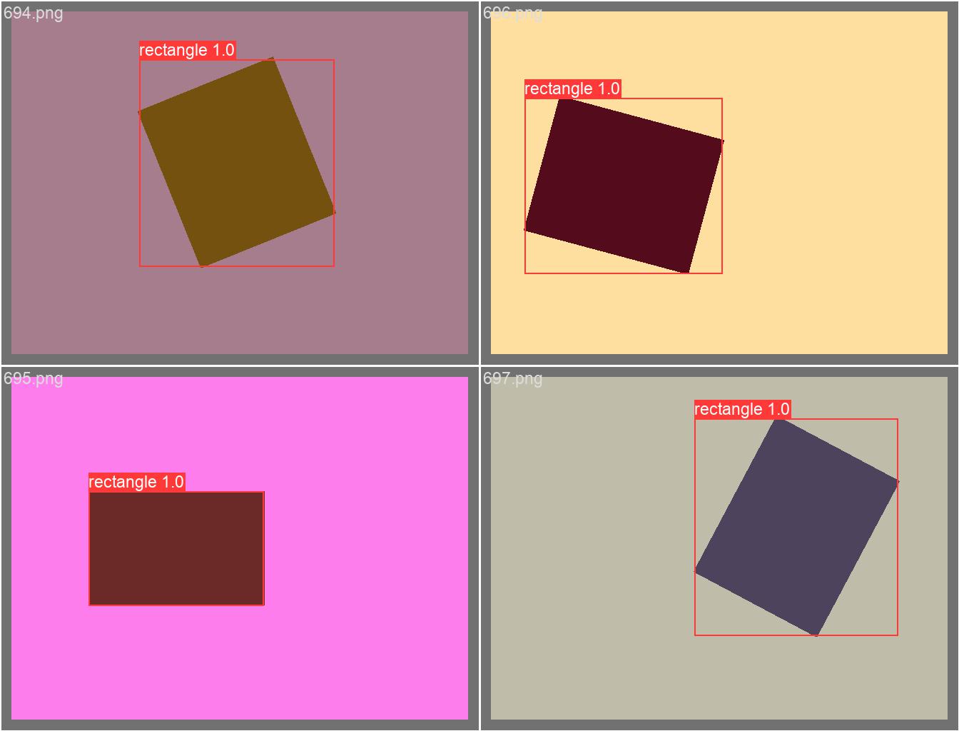 GitHub - Feduk27/yolov5_rect: Creating a dataset for rectangle detection. Color of every ...