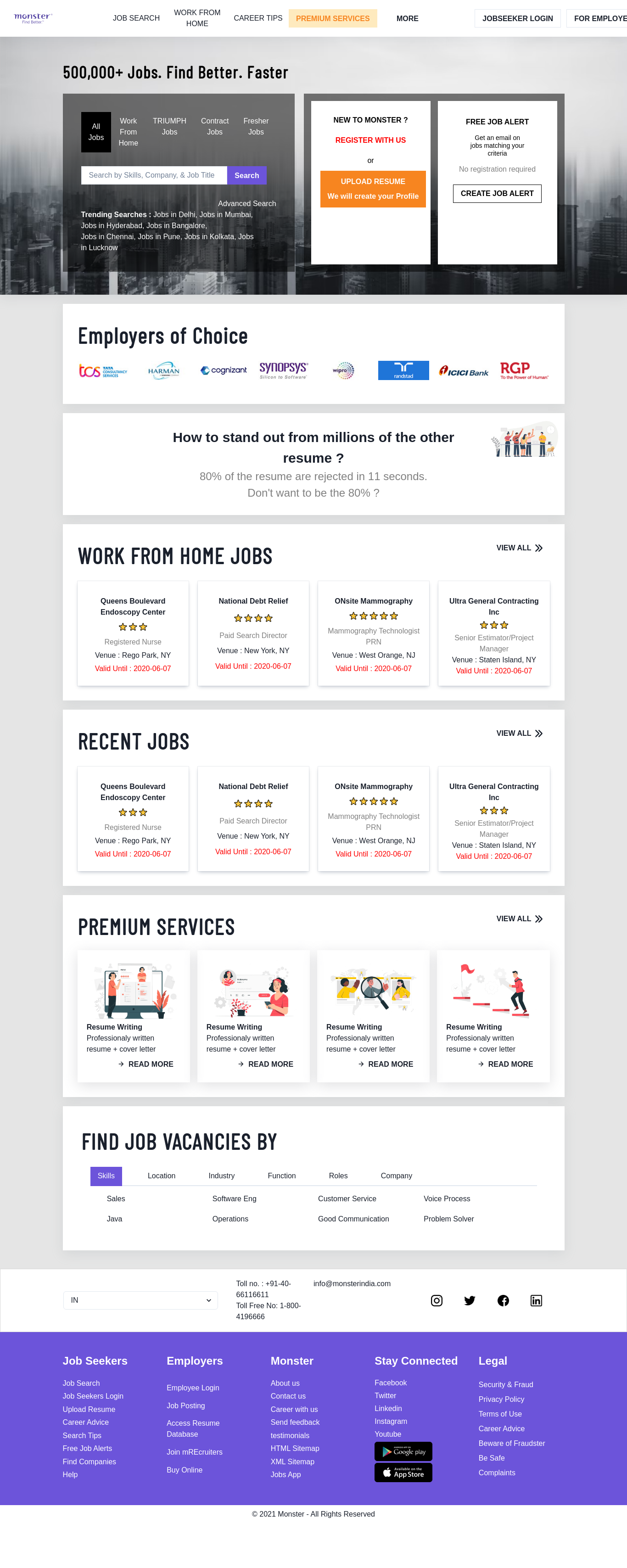 GitHub - lokesh-dc/Monser-India-Clone: Cloned MonsterIndia.com - React: A website for job seeker ...