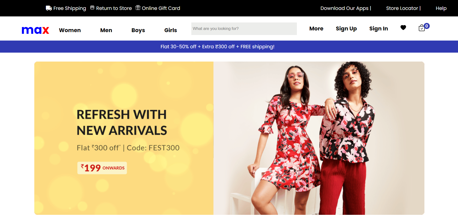 GitHub - deep1049/Max-Fashion: It is the e-commerce website which provide products related to ...