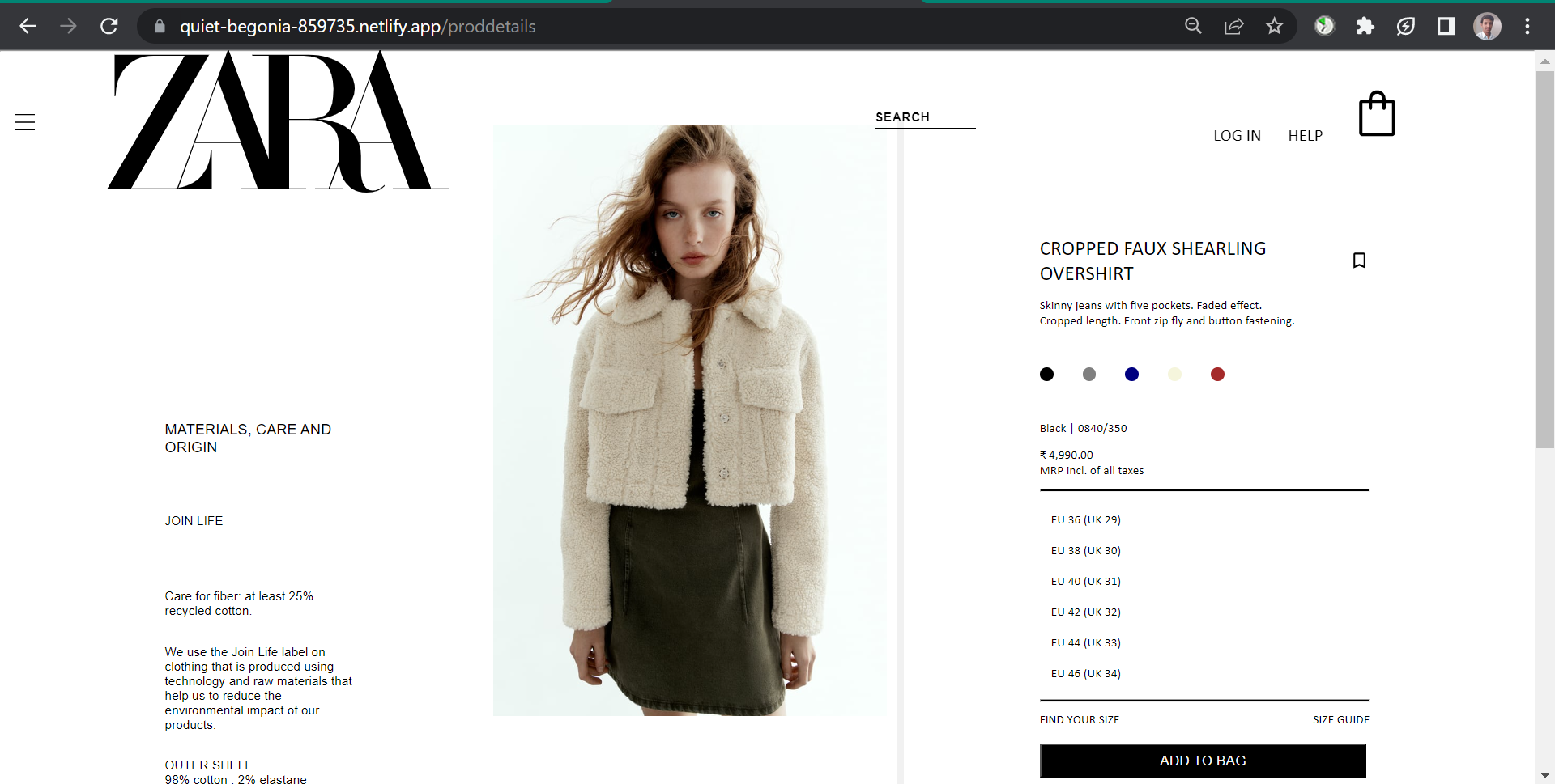 GitHub - deepakpatil26/moldy-care-8778: Clone of https://www.zara.com/in/ (A Spanish multi ...