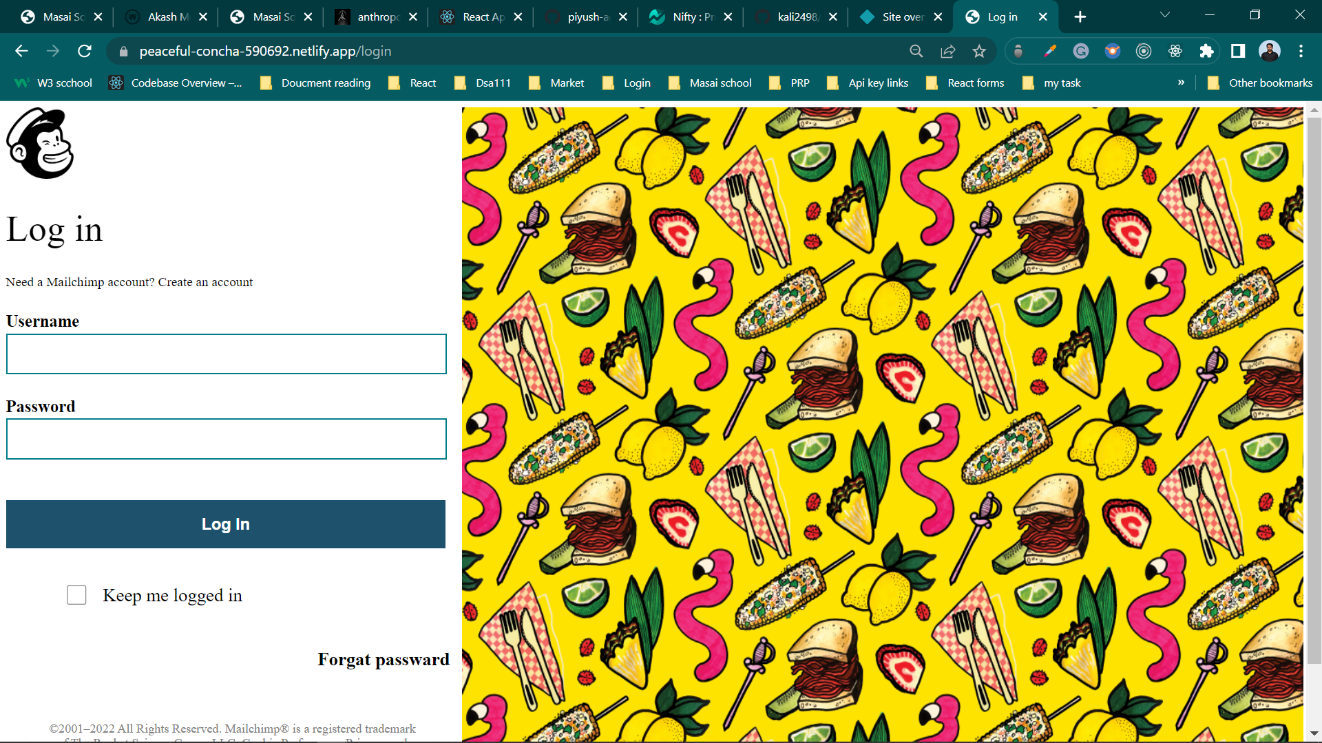 Github Kali2498mailchimpwebsite Clone I Have Cloned Some Features From 