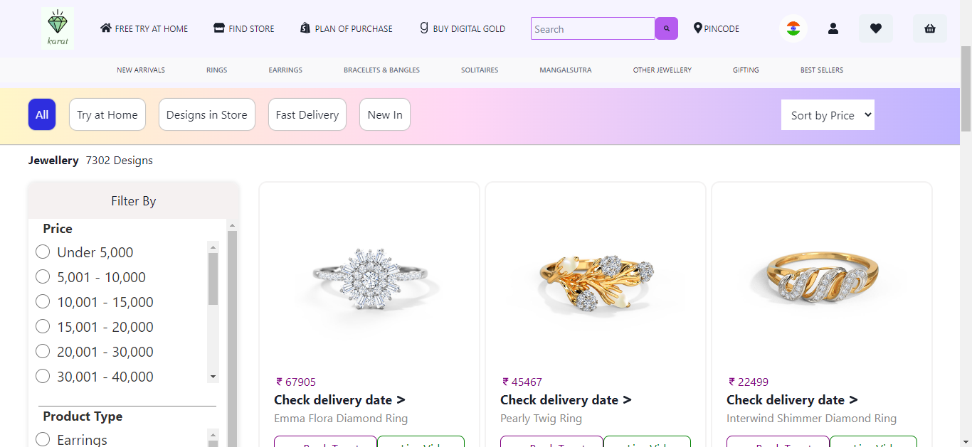 GitHub - sunchushivaaa/Caratlane-clone: CaratLane is India’s first Omni channel jewelry brand ...