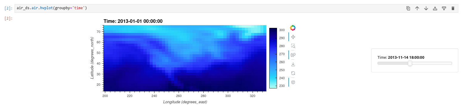 Interactive slider broken with last update · Issue #1087 · holoviz/hvplot · GitHub