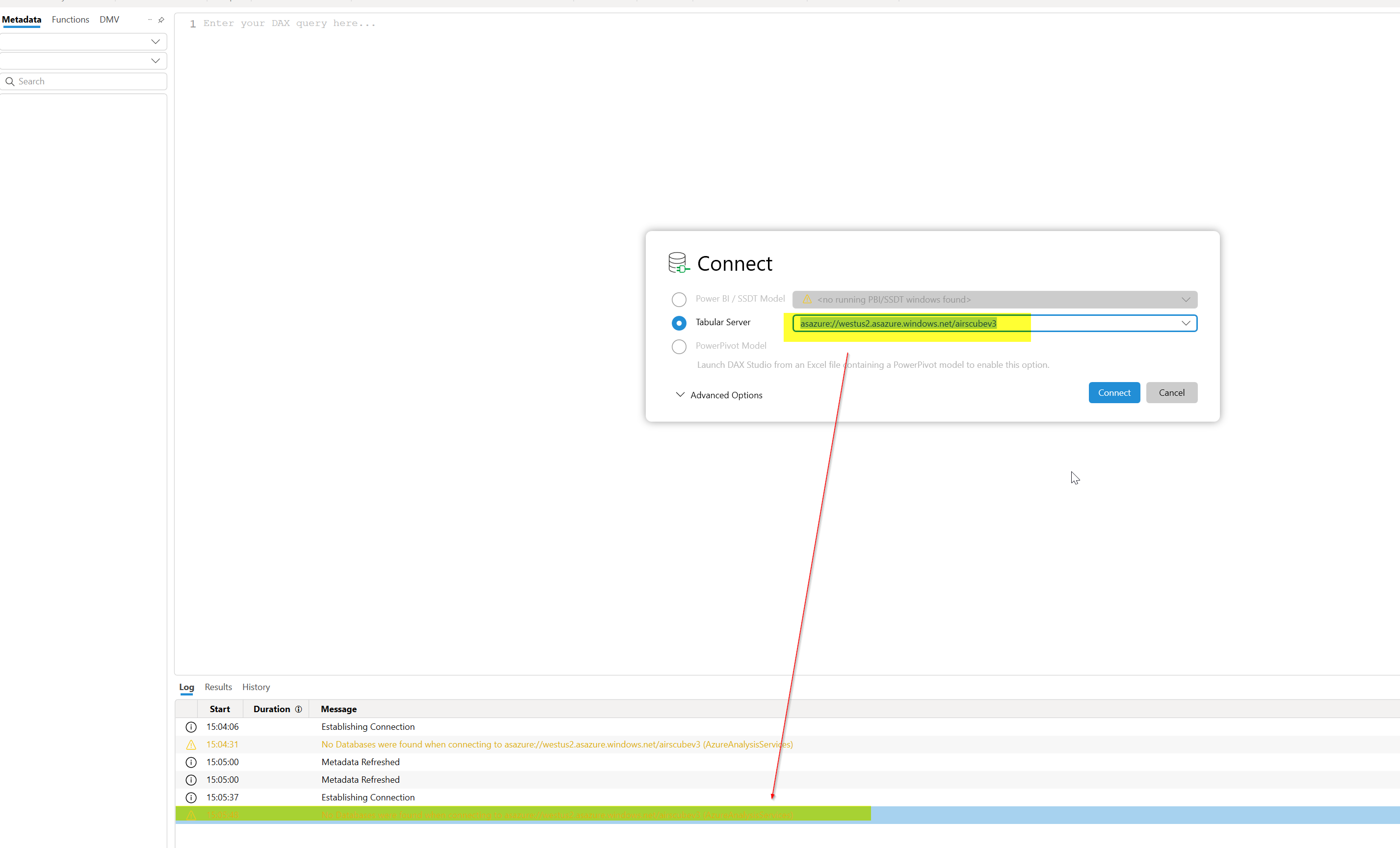 Cannot connect to Server asazure://westus2.asazure.windows.net/airscubev3 · Issue #991 ...