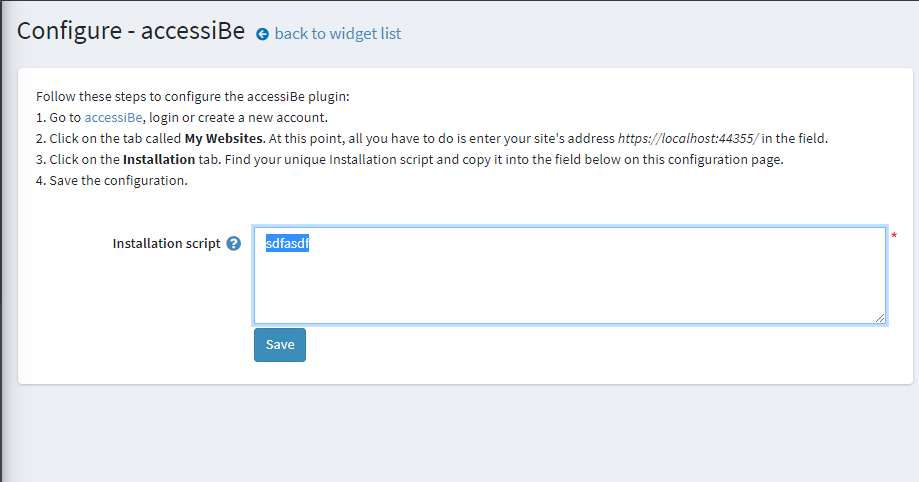 Cant able to remove accessiBe Installation script textbox value · Issue #5391 · nopSolutions ...