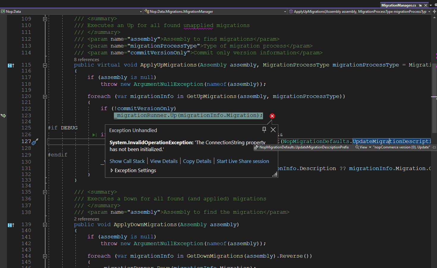 Unable to run nop46beta source code project with visual studio · Issue #6435 · nopSolutions ...