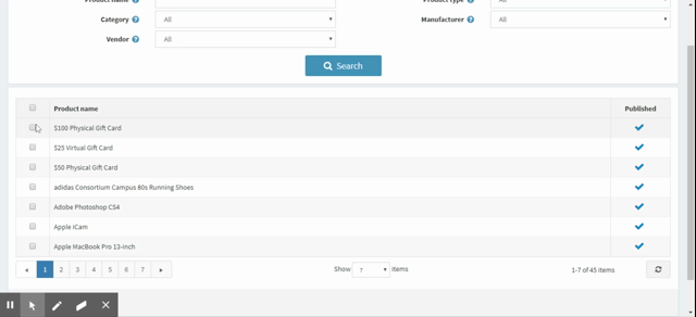 Master checkbox checkbox not unchecked on grid row change of category > add product grid · Issue ...