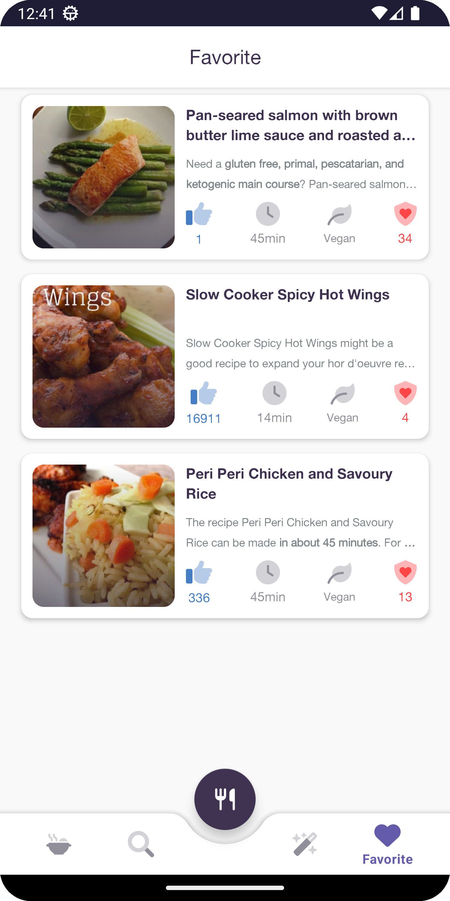 Github Hossein69ameri Foodrecipeapp
