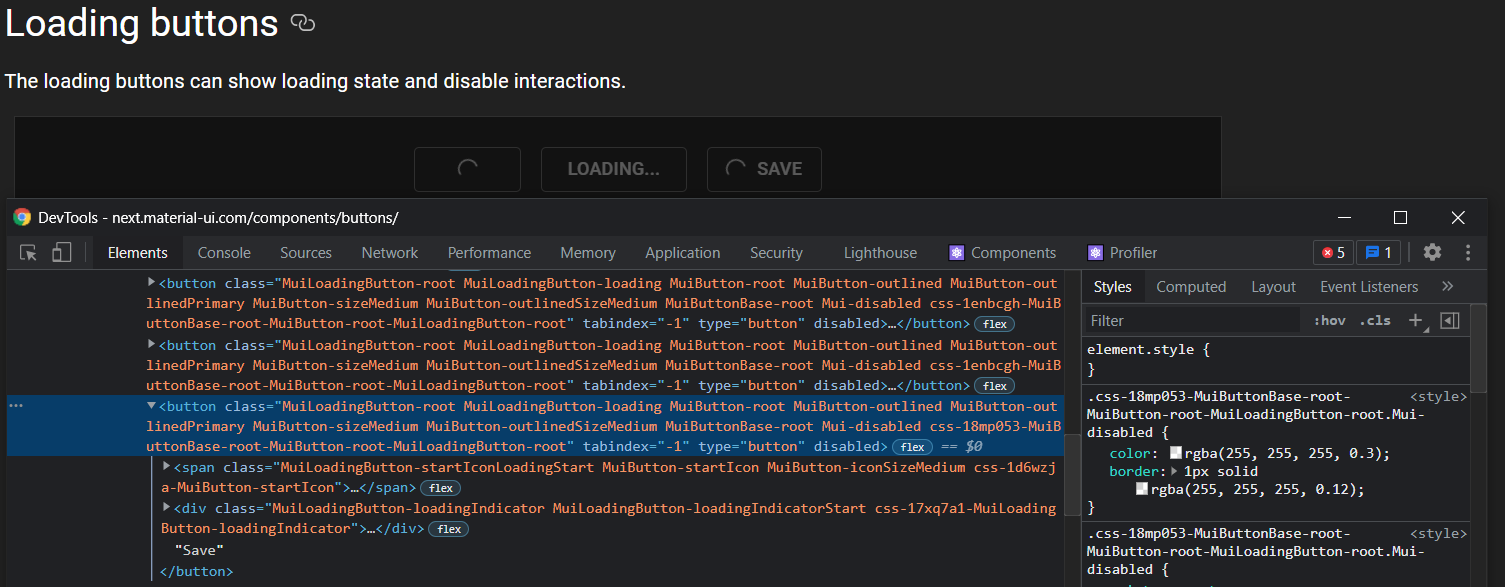 [LoadingButton] Change behavior of the loading button for position `start` | `end` · Issue ...
