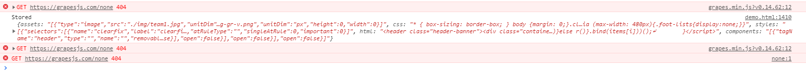 [Bug]: 404 when trying to add background image (reproducible in demo) · Issue #1812 · GrapesJS ...