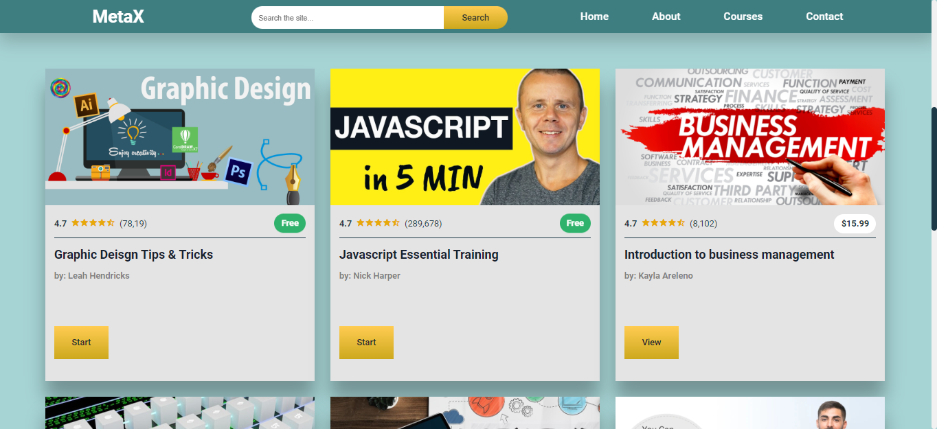 GitHub - Jassem-Toumi/Online-School-Website: A Static Learning Platform designed and coded by ...