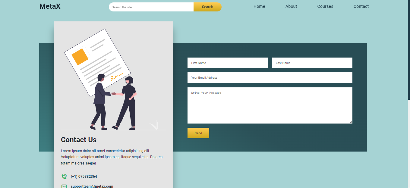 GitHub - Jassem-Toumi/Online-School-Website: A Static Learning Platform designed and coded by ...