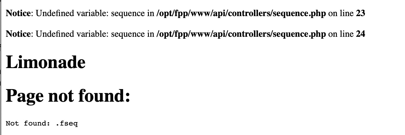 API calls returning errors · Issue #1567 · FalconChristmas/fpp · GitHub