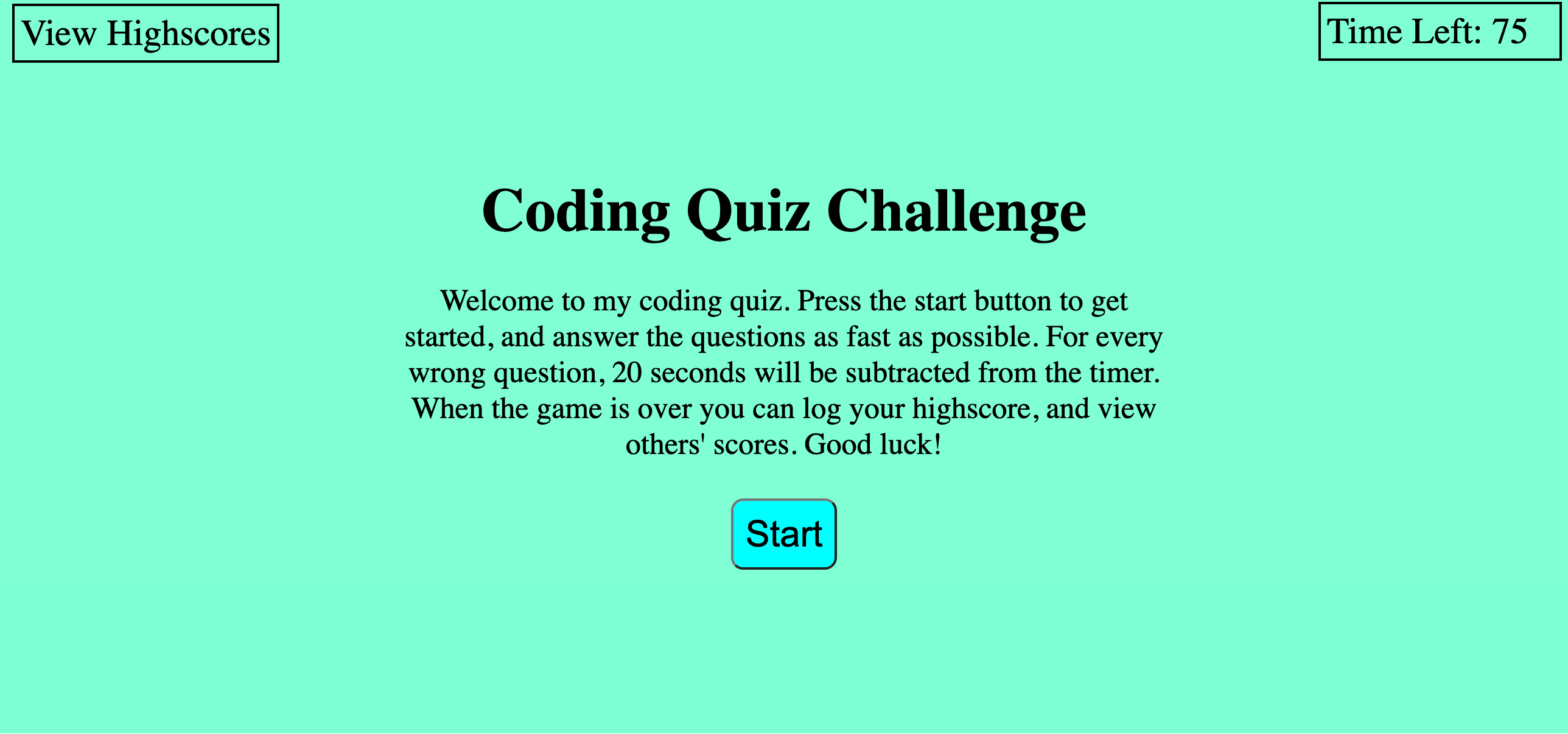 GitHub - CMolitor96/Coding-Quiz