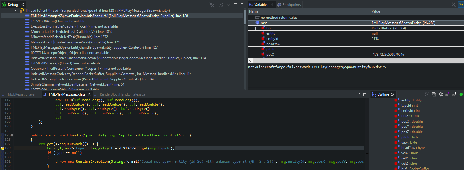 [1.13.2] Custom Entities not appearing · Issue #5576 · MinecraftForge ...