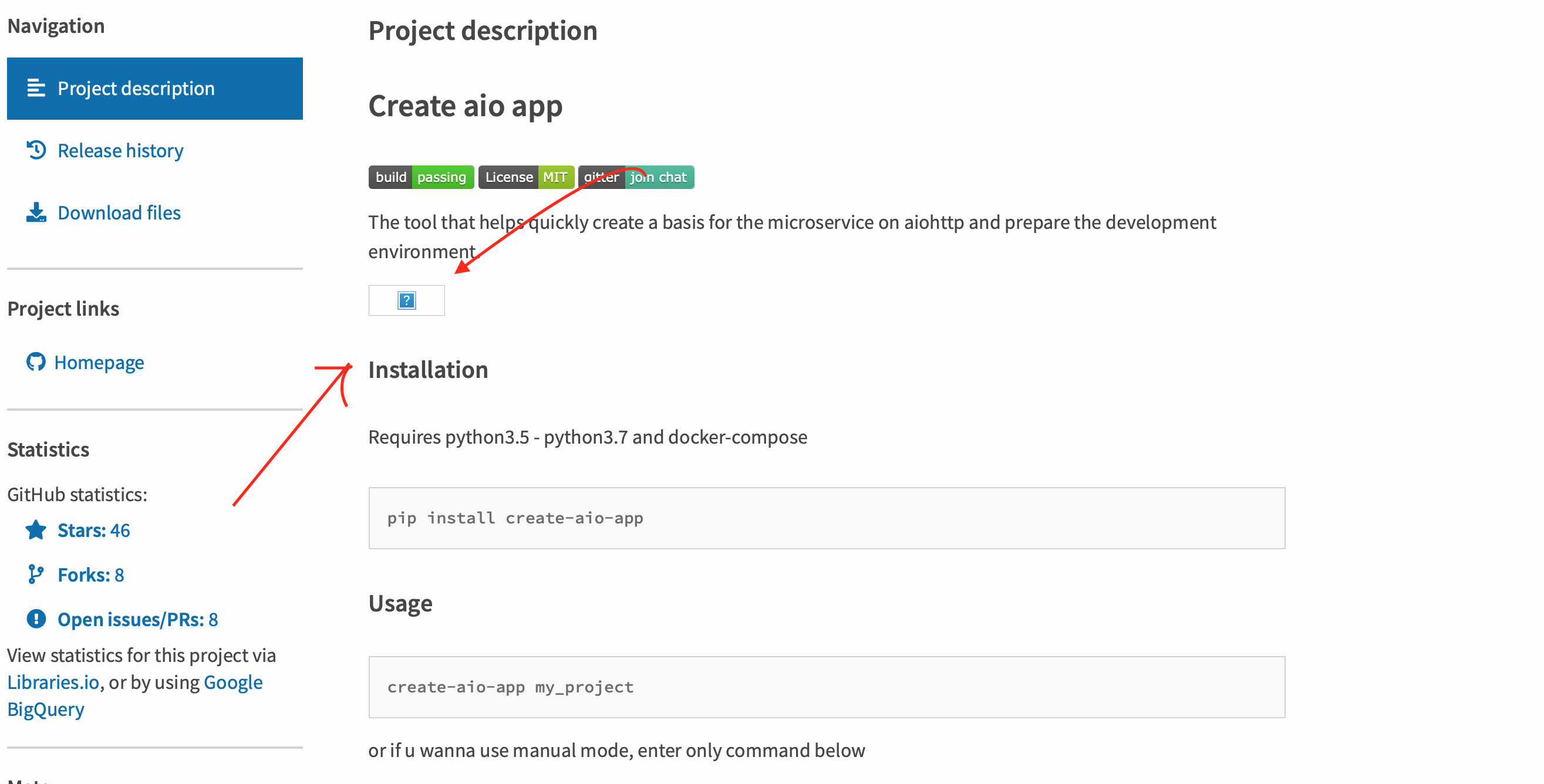 Fix Problem Connected With Picture In Pypi Description · Issue 43 · Aio Libscreate Aio App 