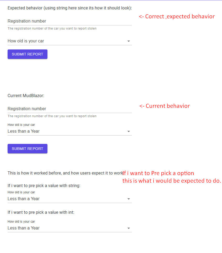 MudSelect HelperText for Int · Issue #194 · MudBlazor/MudBlazor · GitHub