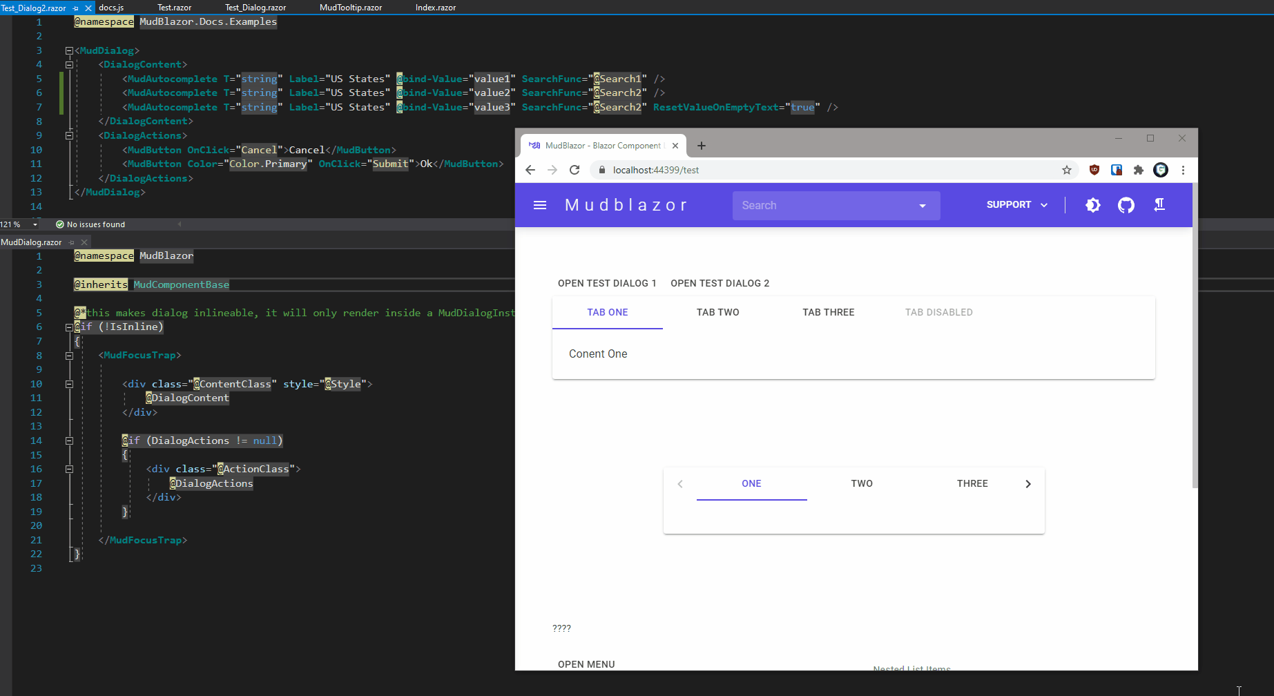 MudAutocomplete not working inside a dialog (FocusTrap bug) · Issue #783 · MudBlazor/MudBlazor ...