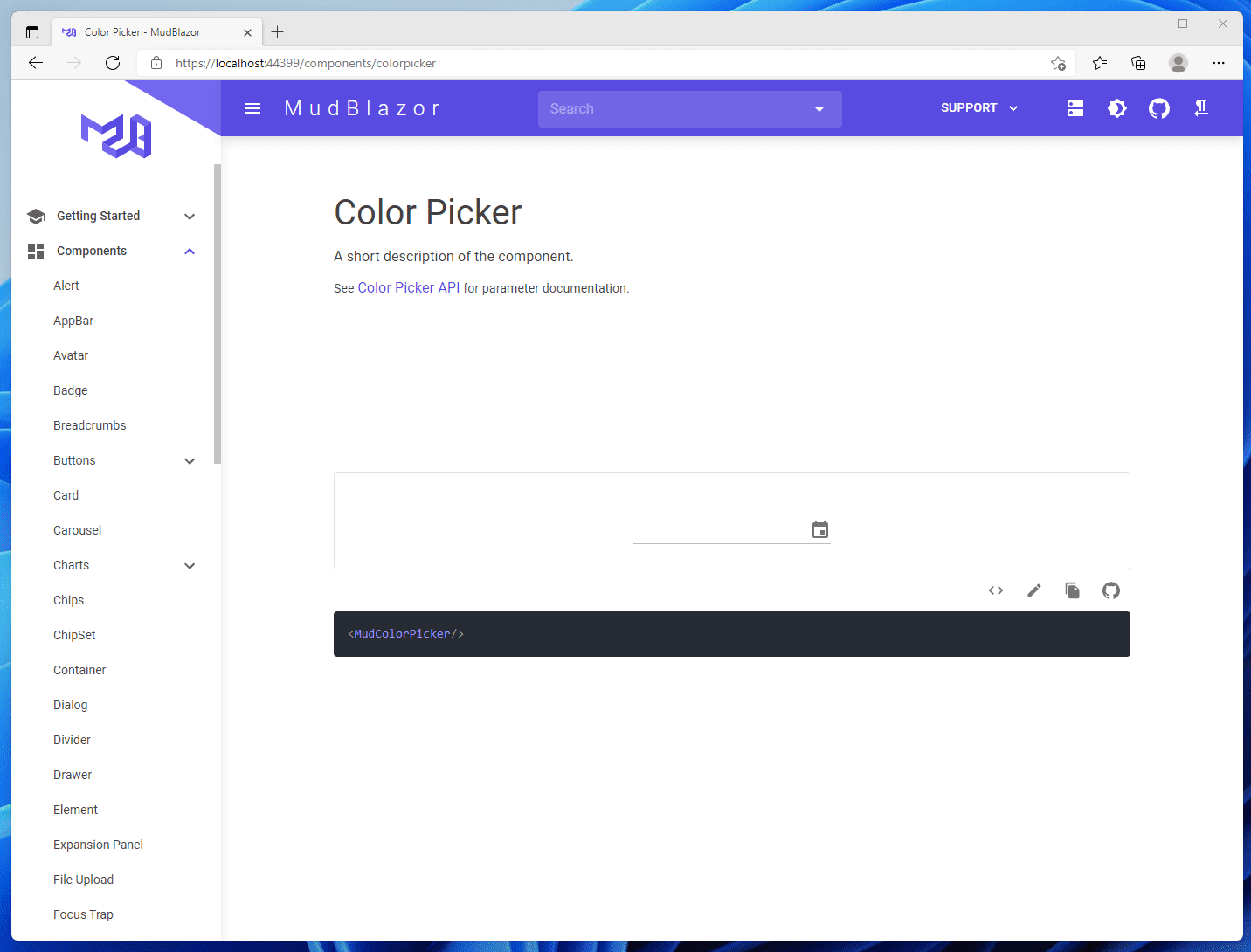 Feature Request: Color Picker Component · Issue #816 · MudBlazor ...