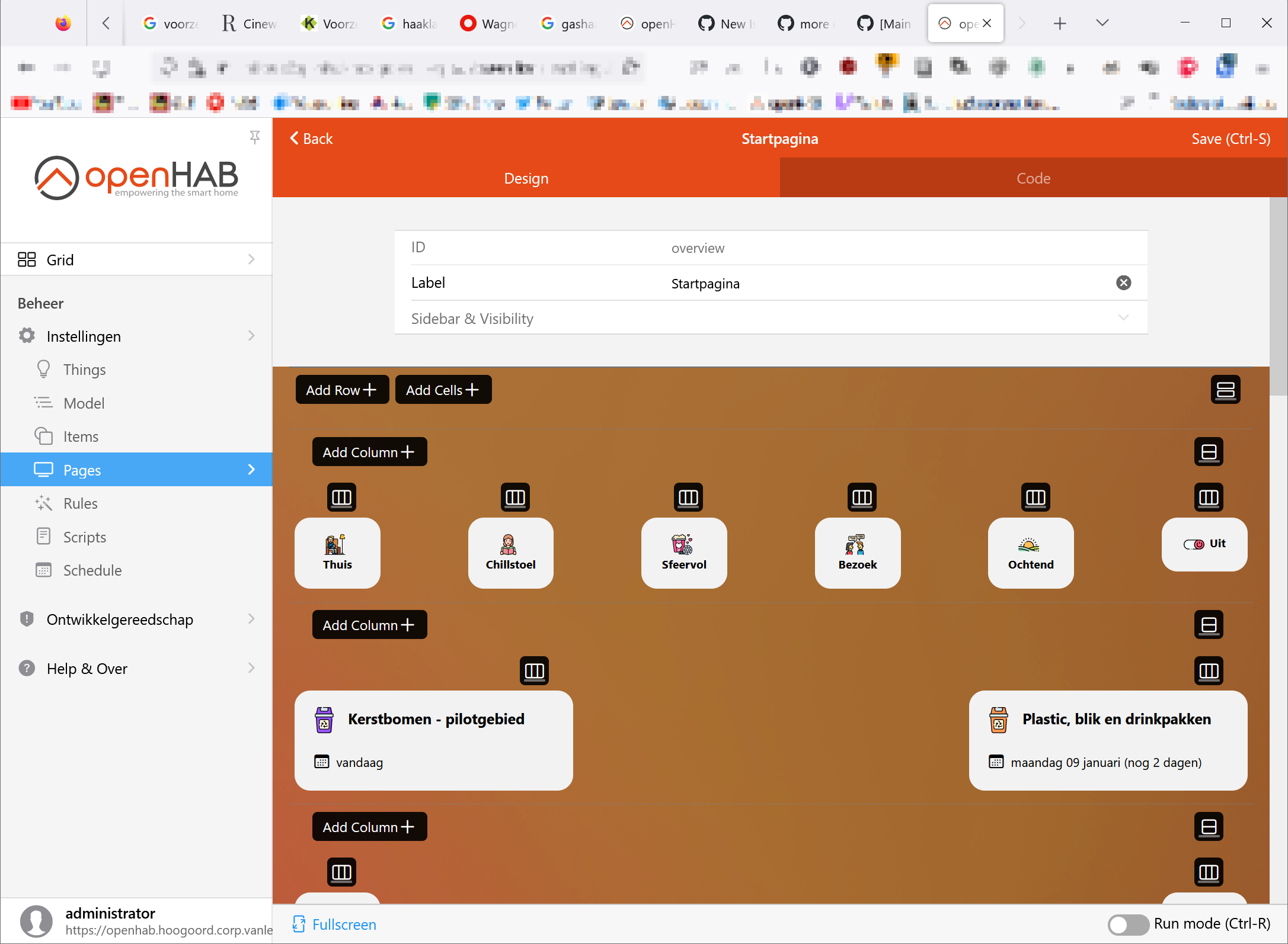 Display page markup on Main UI overview page (including background colors/images) · Issue #1627 ...