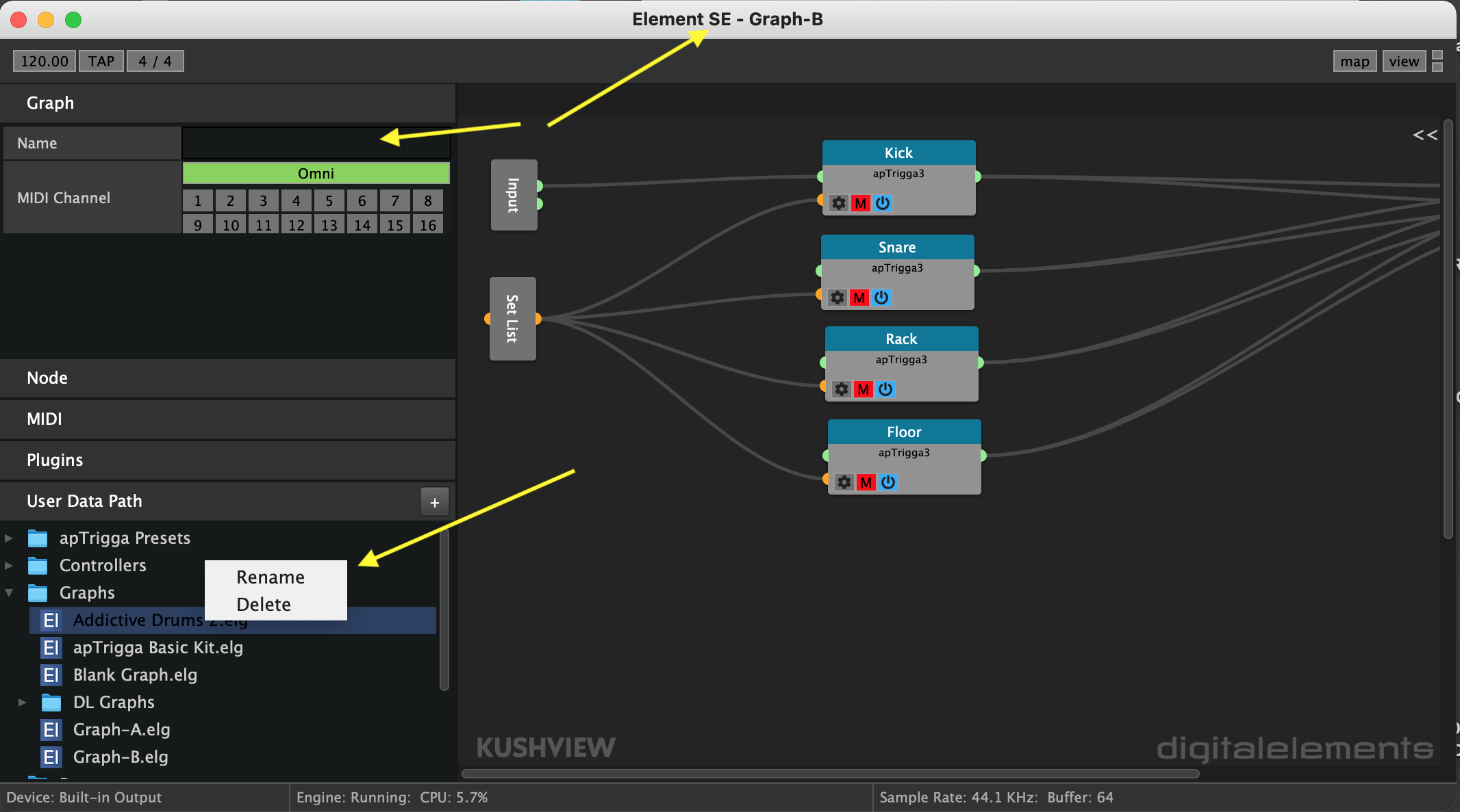 Graph Naming locations: Possible conflict · Issue #533 · kushview/element · GitHub