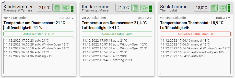 Status ist nicht korrekt, wenn Fenster geöffnet und wieder geschlossen ...