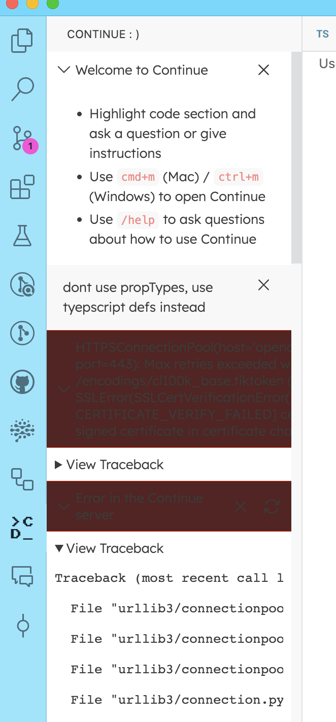 [CON-144] OpenAIConnectionError probably caused by failed SSL ...
