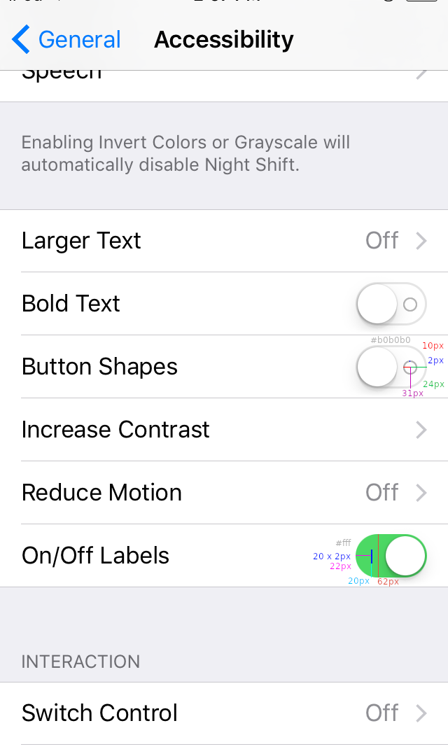 iOS Accessibility: On/Off labels · Issue #4830 · flutter/flutter · GitHub