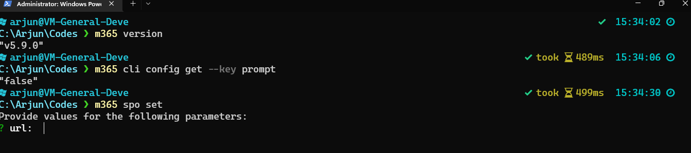 Bug Report Cli Config `prompt` Not Working When Given `false` As The