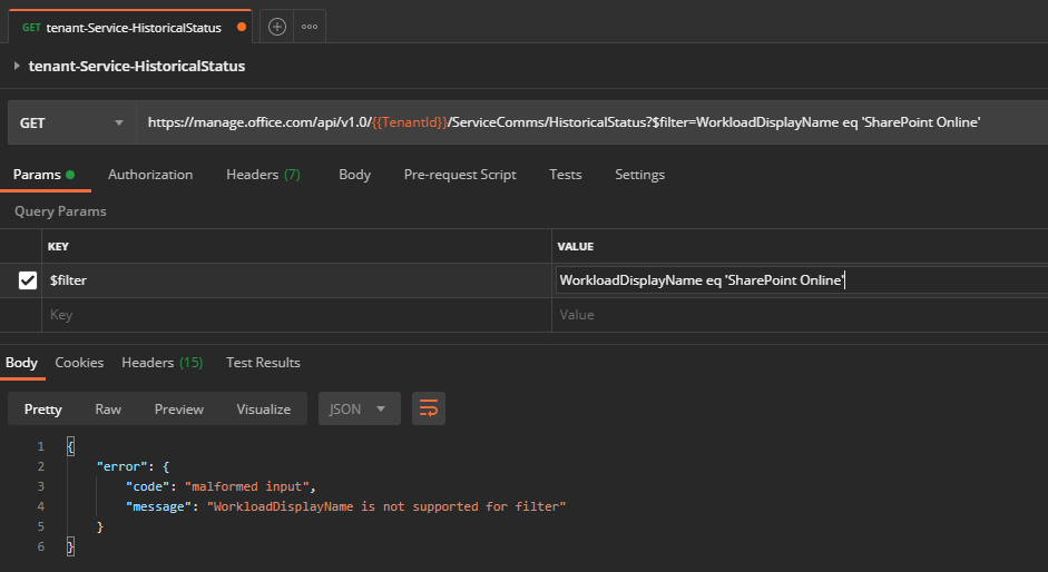 New command: tenant service report historicalservicestatus · Issue #1742 · pnp/cli-microsoft365 ...