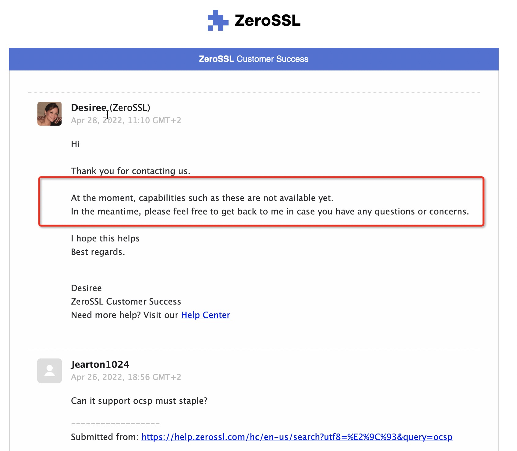 ZeroSSL不支持OCSP Must-Staple? · Issue #4056 · acmesh-official/acme.sh · GitHub