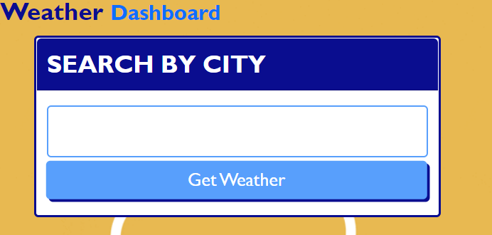GitHub - max-lin95/WeatherDashboard