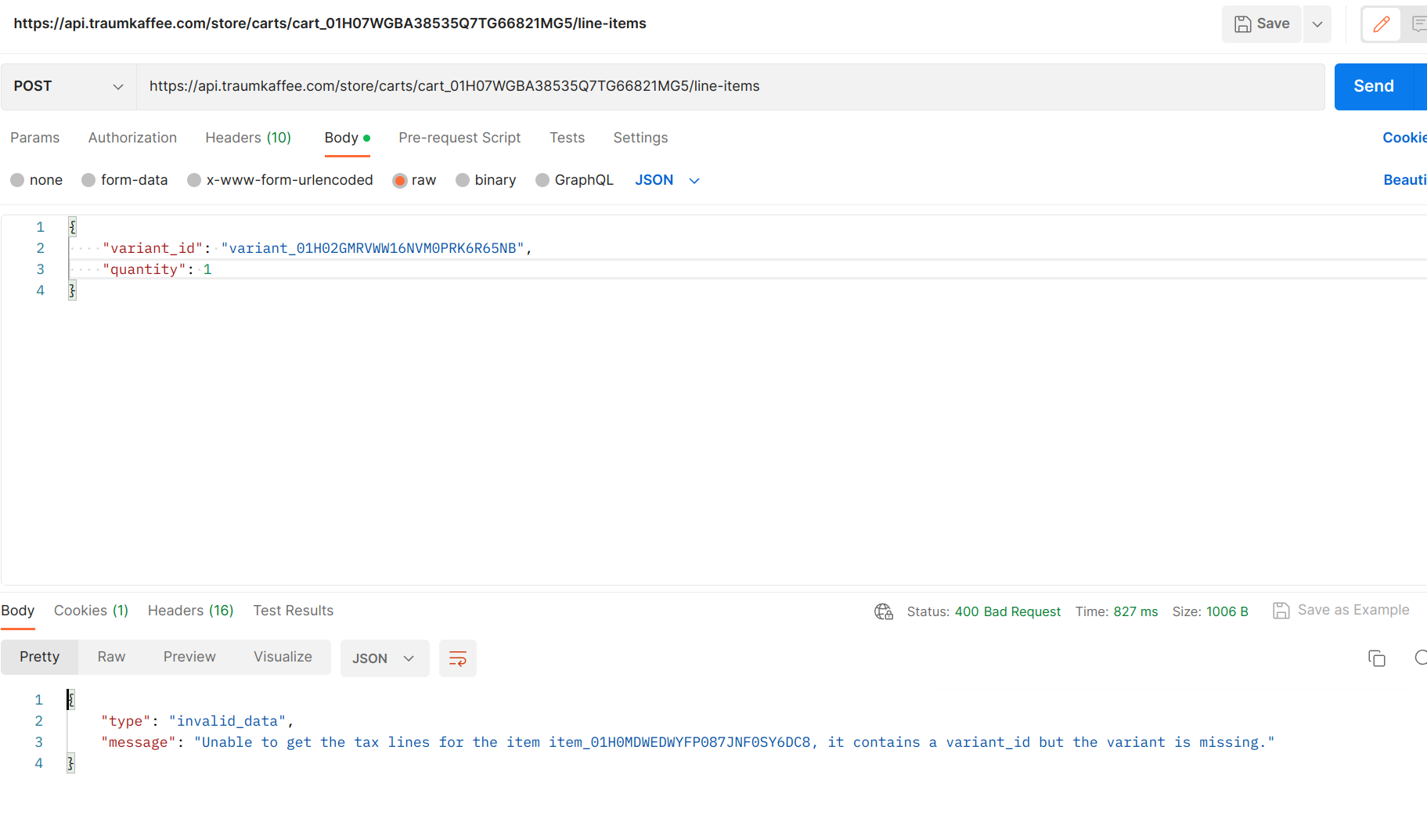 Add line item to cart transaction issues · Issue #4117 · medusajs/medusa · GitHub