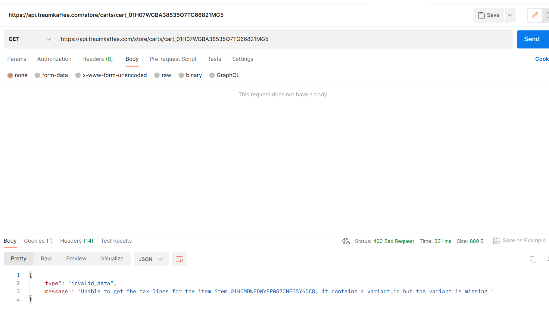 Add line item to cart transaction issues · Issue #4117 · medusajs/medusa · GitHub