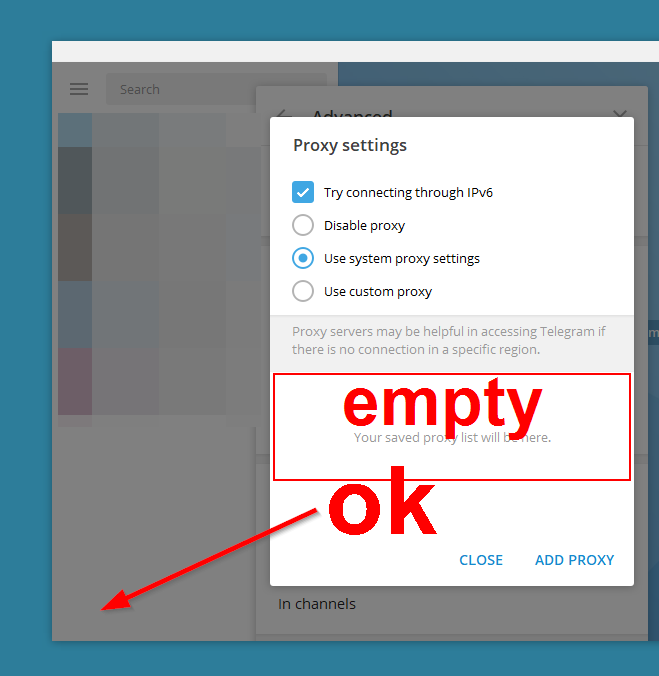 Quick access to proxy settings if proxy was set · Issue #5792 · telegramdesktop/tdesktop · GitHub
