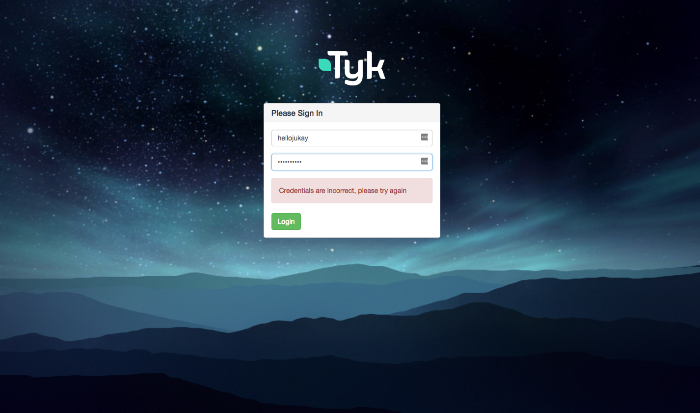 Login error · Issue #1368 · TykTechnologies/tyk · GitHub