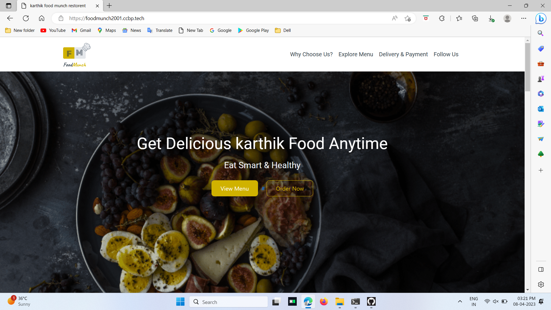 GitHub - Karthik-gopireddy/karthik-food-munch-restorent