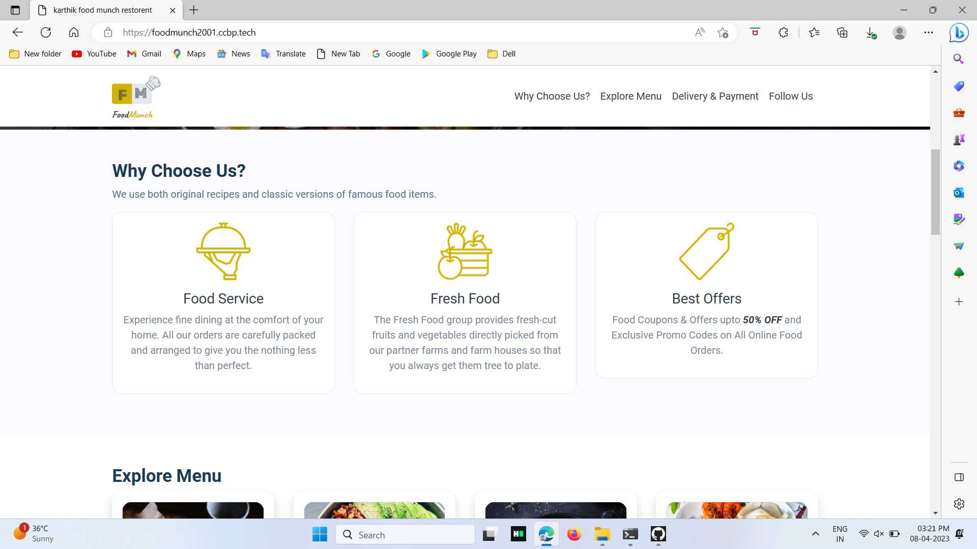 GitHub - Karthik-gopireddy/karthik-food-munch-restorent