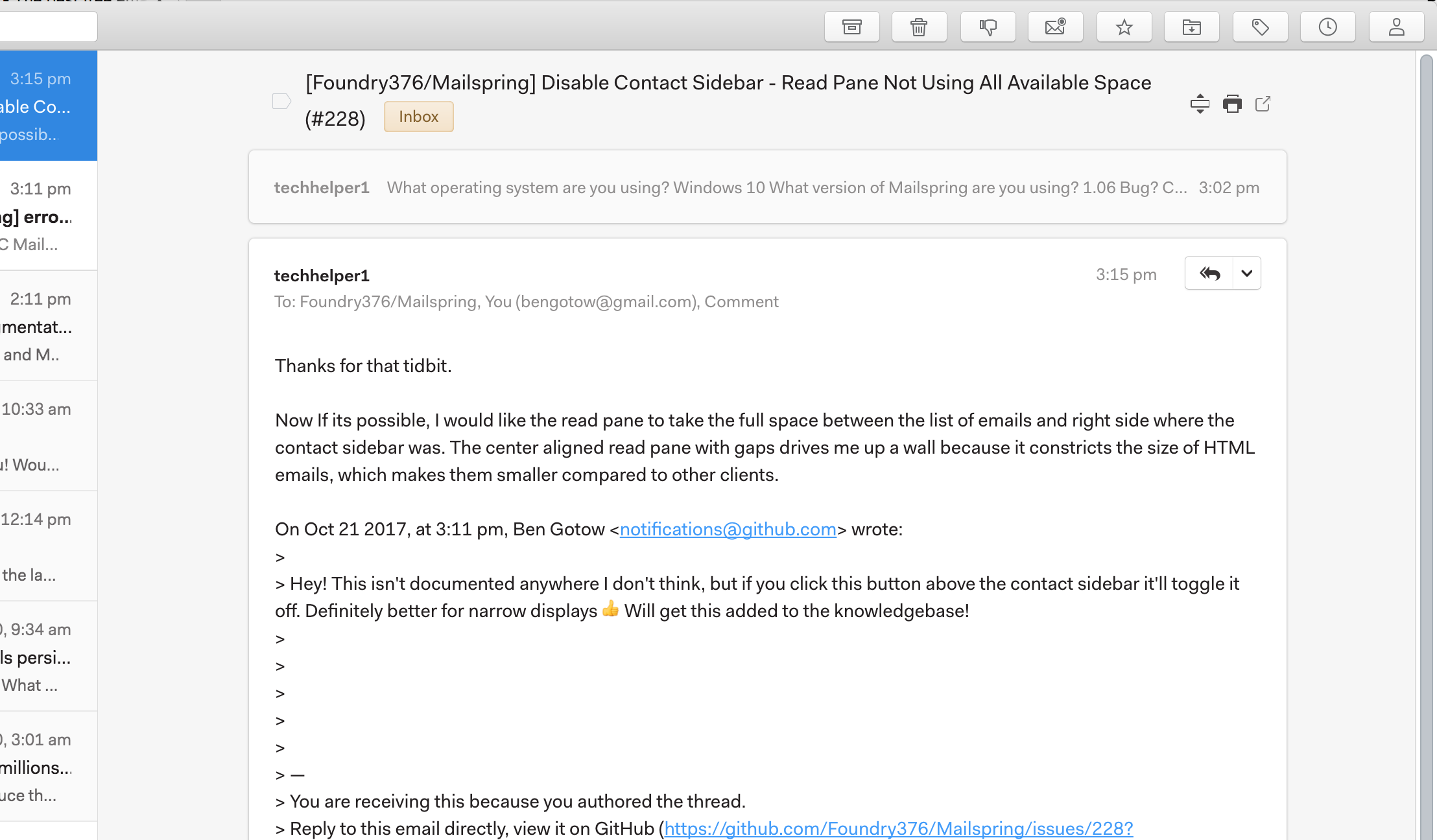 [Feature Request] Allow read pane to be infinitely wide and use all space · Issue #228 ...